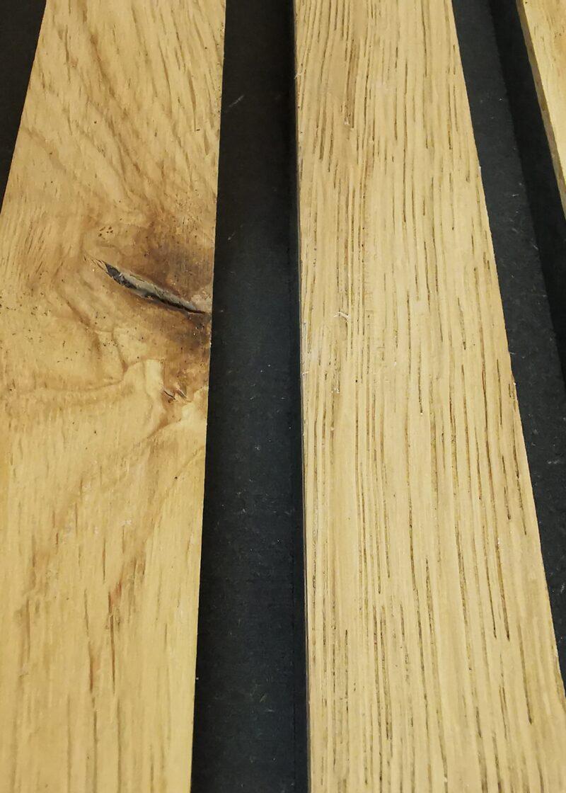 Panel Decorativo Alistonado de Madera de Roble 1,44 m²